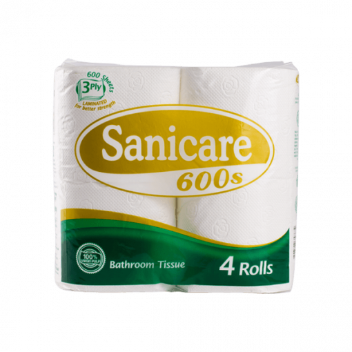 SANICARE TISSUE ROLL 3PLY 600S 4S – SRS Sulit
