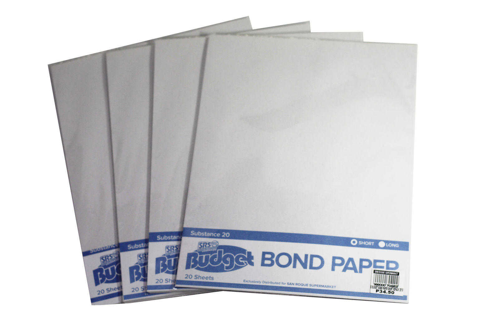 SRS BUDGET BOND PAPER SHORT REPACK 20’S – SRS Sulit