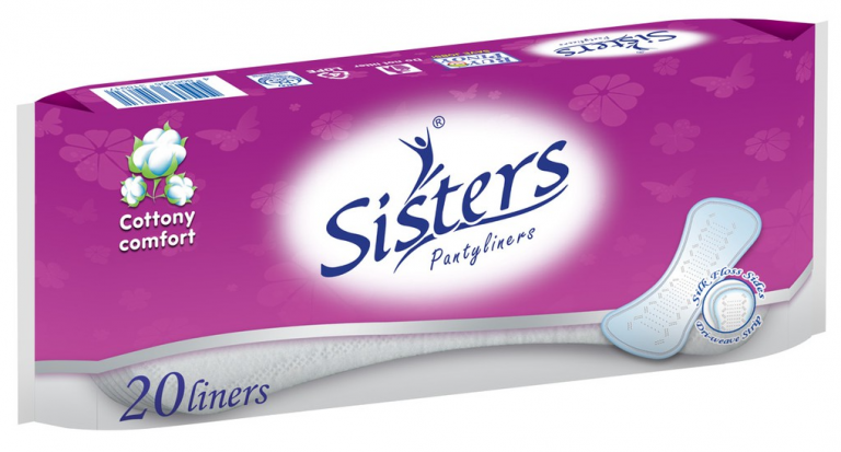 Sisters Budget Pack Pantyliner 20s Srs Sulit